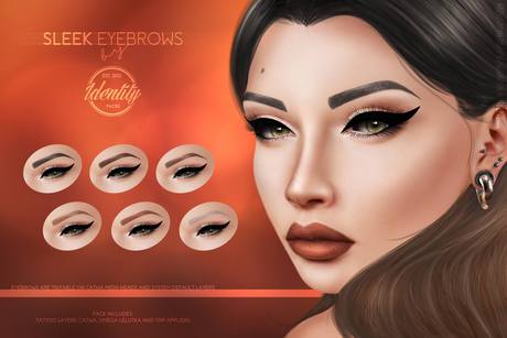 Second Life Marketplace - IDTTY Faces - Sleek Eyebrows