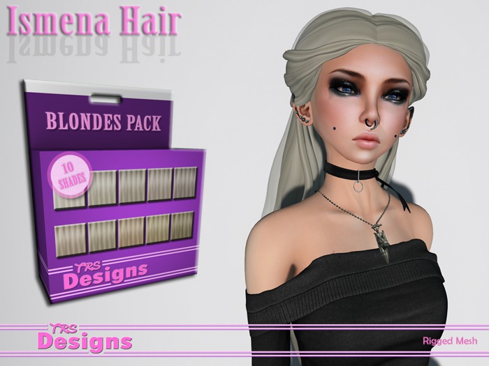 Second Life Marketplace - Ismena Hair With Hud Blondes