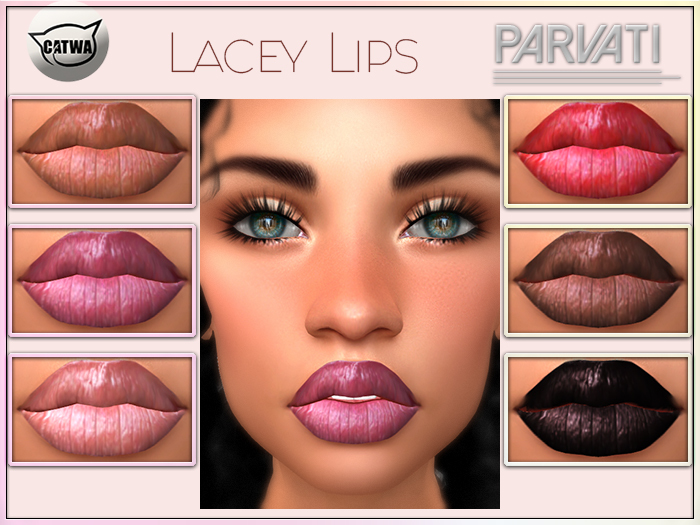 Second Life Marketplace - :::Parvati::: Lacey Catwa Lips - Now Updated ...