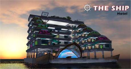 Second Life Marketplace - THE SHIP HOTEL [Full-specs hotel] Luxury Hotel