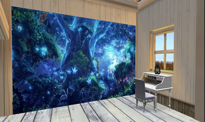 Second Life Marketplace - ~*OB*~ Wall Mural "Blue Mystic"