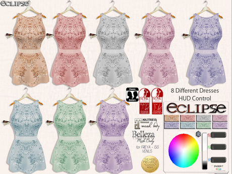 Second Life Marketplace - Paz Dress -Demo- (W/HUD) SlinkP&H-BellezaFIV ...