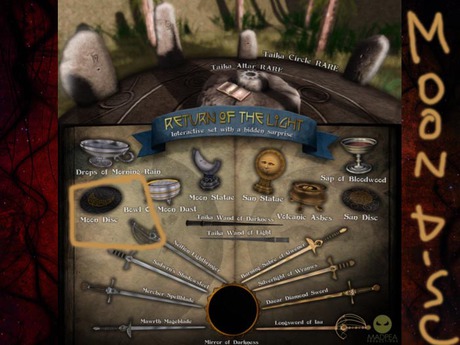 Second Life Marketplace - MadPea Return of The Light: Moon Disc