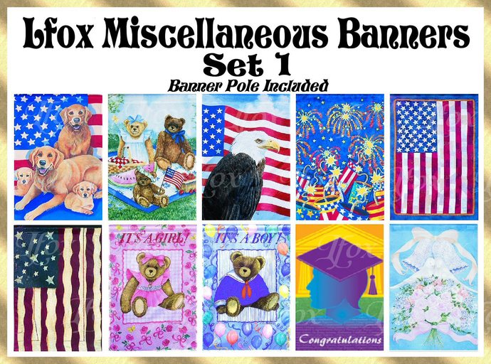 Second Life Marketplace - lfox Miscellaneous Banners - Set 1