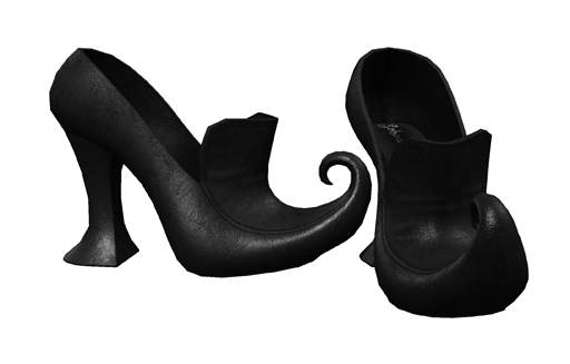Second Life Marketplace - Schadenfreude Noir Bug-a-Boo Shoe