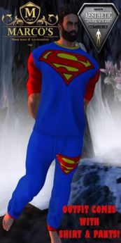 Second Life Marketplace - {MC} Superman Complete Outfit (AESTHETIC)