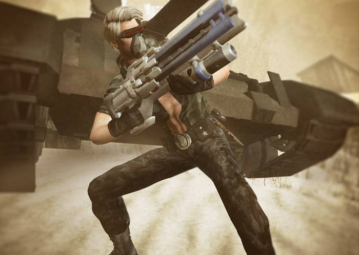 Second Life Marketplace - Soldier Jack Pose #5