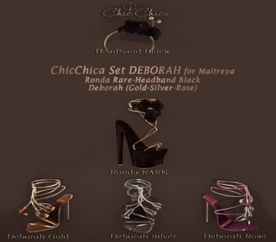 Second Life Marketplace - :::ChicChica::: DEBORAH SET w/RARE *RARE ...