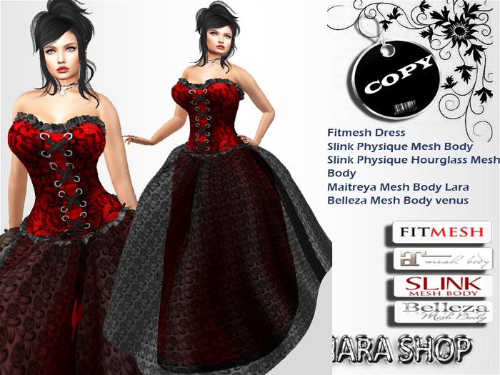 Second Life Marketplace - Gothic-dress v4