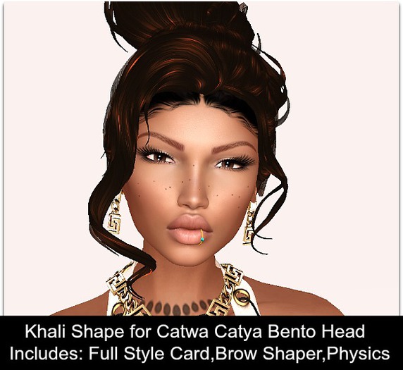 Second Life Marketplace - Khali Shape for Catwa CATYA BENTO HEAD by Unified