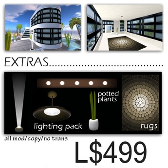 Second Life Marketplace - Hydro Homes - The Necron - 512 Modern House ...