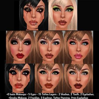 Second Life Marketplace - Female Avatar 6 - [MARIA][PROMO PACK ...