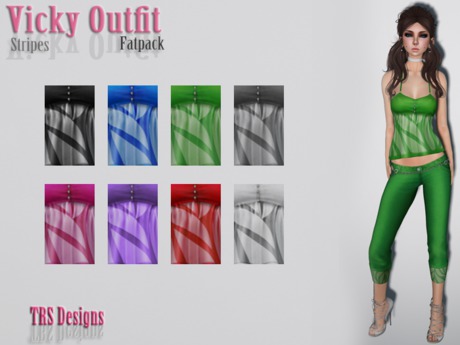 Second Life Marketplace - Vicky Demo Stripes
