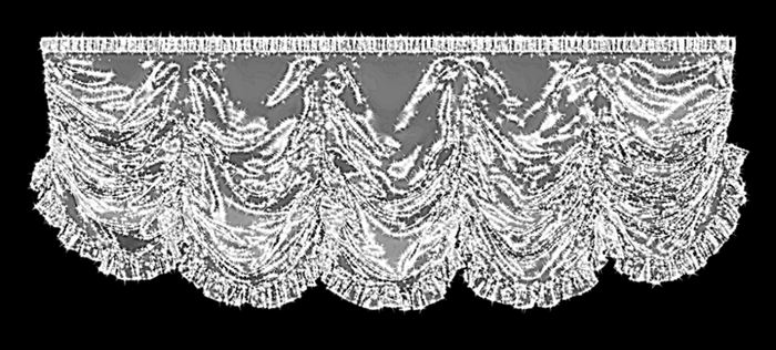 Second Life Marketplace - Sanna White Strass Curtain Drapery V1 Alpha MP