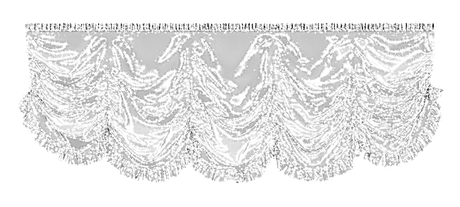 Second Life Marketplace - Sanna White Strass Curtain Drapery V1 Alpha MP