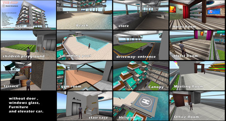 Second Life Marketplace - Ship Hotel -Only Structure