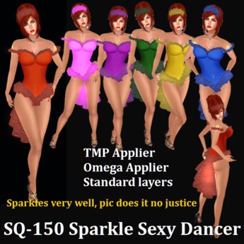 Second Life Marketplace - SQ-150 Sparkle Sexy Dancer-Boxed