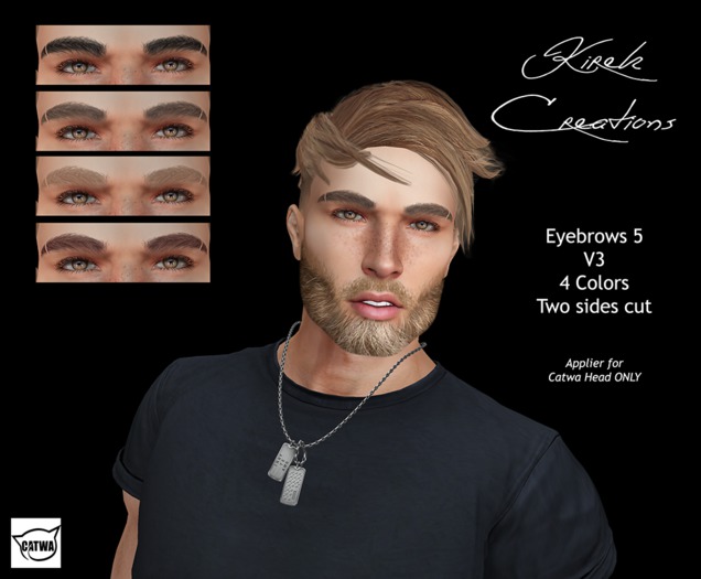 Second Life Marketplace - Male Eyebrows 5 V3