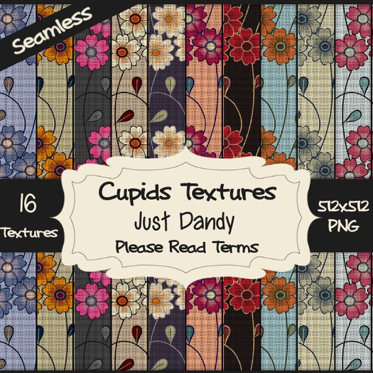 Second Life Marketplace - *Cupids Textures * 16 JUST DANDY