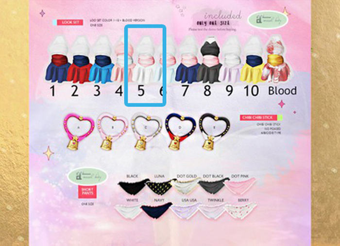 Second Life Marketplace - . offbeat . Summer Princese : look set 05