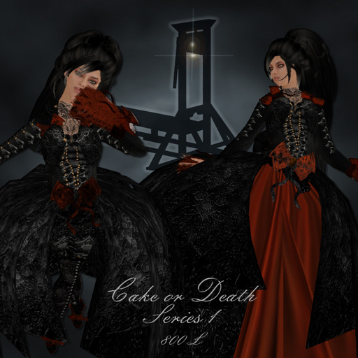 Second Life Marketplace - RFyre Cake or Death Baroque Gown For Women in ...