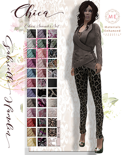 Second Life Marketplace - .::Pretty Demo::. Winter Chica Sweater Outfit ...