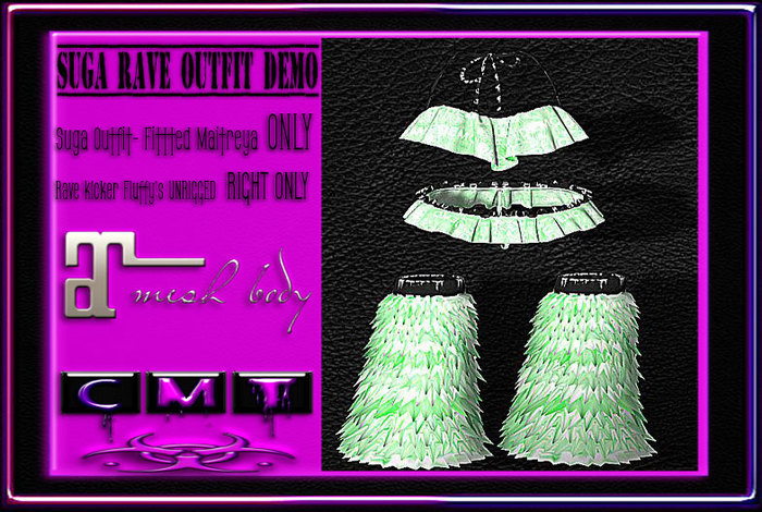 Second Life Marketplace - [TD] Suga Rave Outfit [DEMO]
