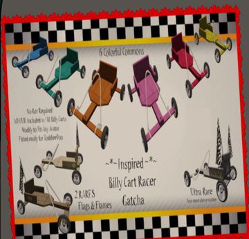 Second Life Marketplace - ~*~ Inspired ~*~ Billy Cart Yellow Gatcha