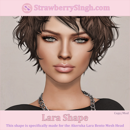 Second Life Marketplace - StrawberrySingh.com Lara Shape