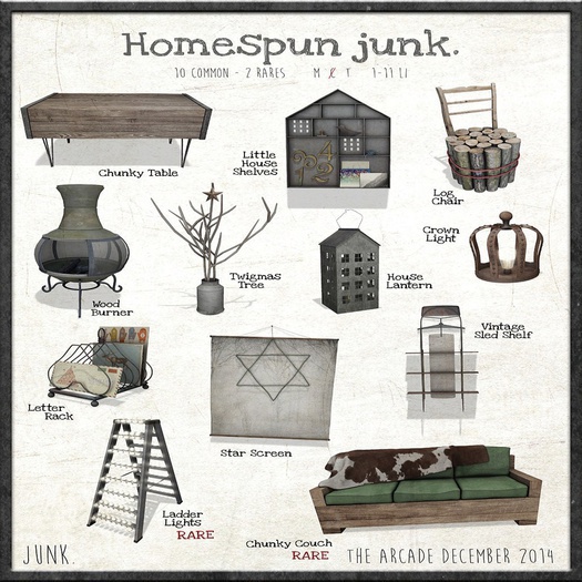 Second Life Marketplace - junk. little house shelves.