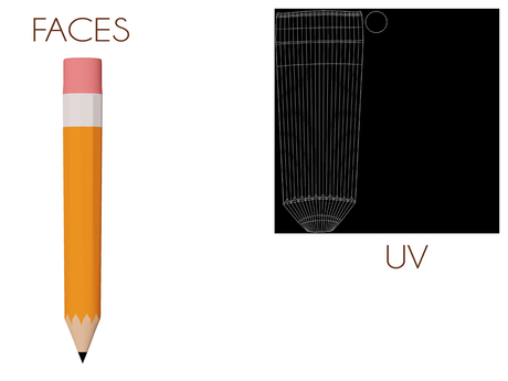 Second Life Marketplace - Full Perm Basics 1LI Pencil Shape