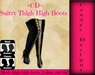 Second Life Marketplace - ~CD~ Sultry Thigh High Boots *Promo*