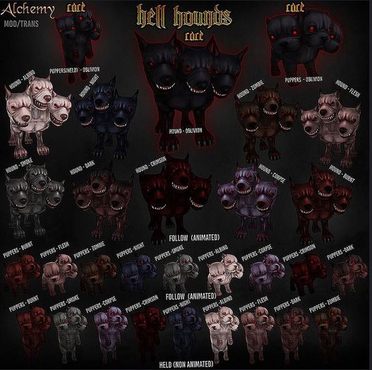 Second Life Marketplace - Alchemy - Hell Hound - Corpse [box]