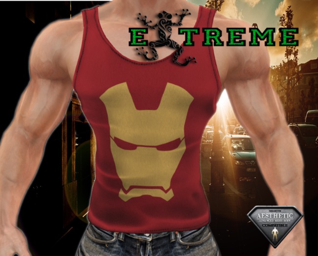 Second Life Marketplace - !!EXTREME!! - Iron Man Tank Top (Aesthetic ...