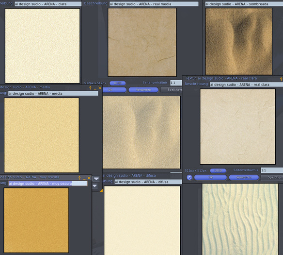 Second Life Marketplace - 10 x Sand Hires Textures Bundle