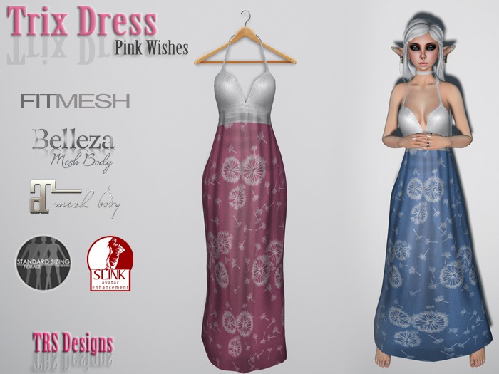 Second Life Marketplace - Trix Dress Pink Wishes