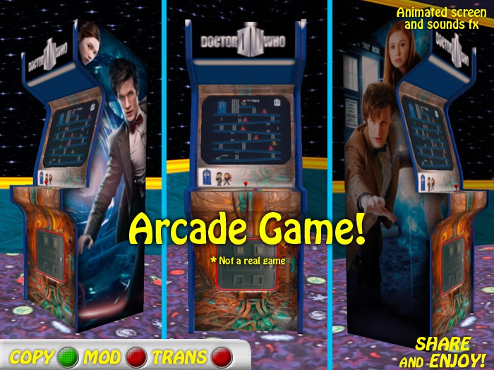 Second Life Marketplace - Arcade Game Doctor Who