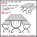 Second Life Marketplace - FULL PERM MESH Garden Table & Bench Set ...