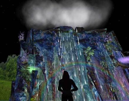 Second Life Marketplace - Botanical Rainbow Fantasy Waterfall (soma ...