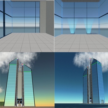 Second Life Marketplace - SI-120 FUTURISTIC CONDO/OFFICE TOWER SKYSCRAPER