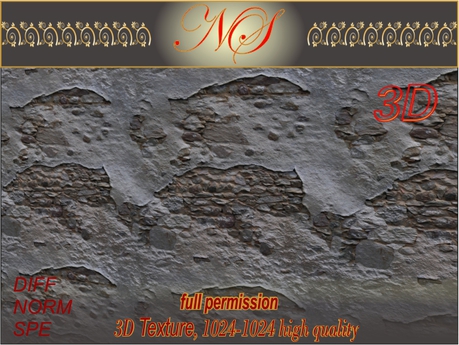 Second Life Marketplace - N_s 3d texture Brickwork BW008