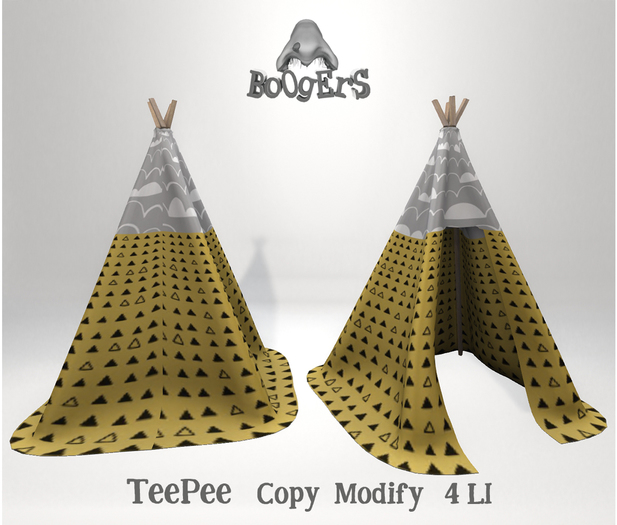 Second Life Marketplace - TeePee Yellow