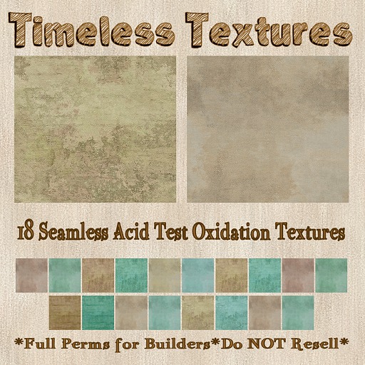 Second Life Marketplace - 18 Seamless Acid Test Oxidation Timeless Textures