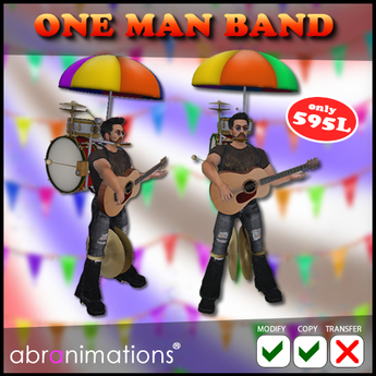 Second Life Marketplace - * One Man Band * [DISCOUNTED]