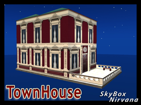 Second Life Marketplace - Sky Townhouse Low-Prim Skybox
