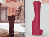 Second Life Marketplace - [BREATHE]-Stargirl Boots-Cerise-(for Slink ...