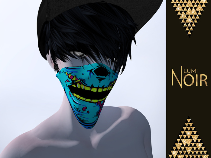 Second Life Marketplace - Lumi Noir - Bandana - ZOMBIE - Kemono / Venus ...