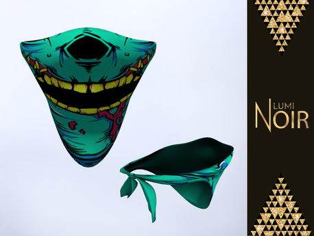 Second Life Marketplace - Lumi Noir - Bandana - ZOMBIE - Kemono / Venus ...