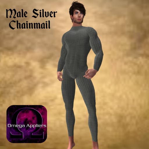 Second Life Marketplace - INK'D BY KALI ~SILVER MEN'S CHAINMAIL~