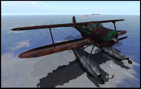 Second Life Marketplace - Paint Kit- DSA Staggerwing- Rusty Iron- boxed